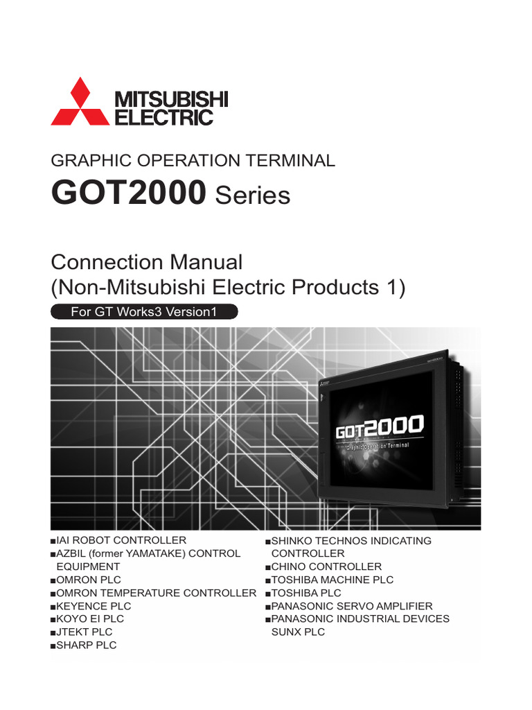 GOT2000 Series Connection Manual | PDF | Electrical Connector | Usb