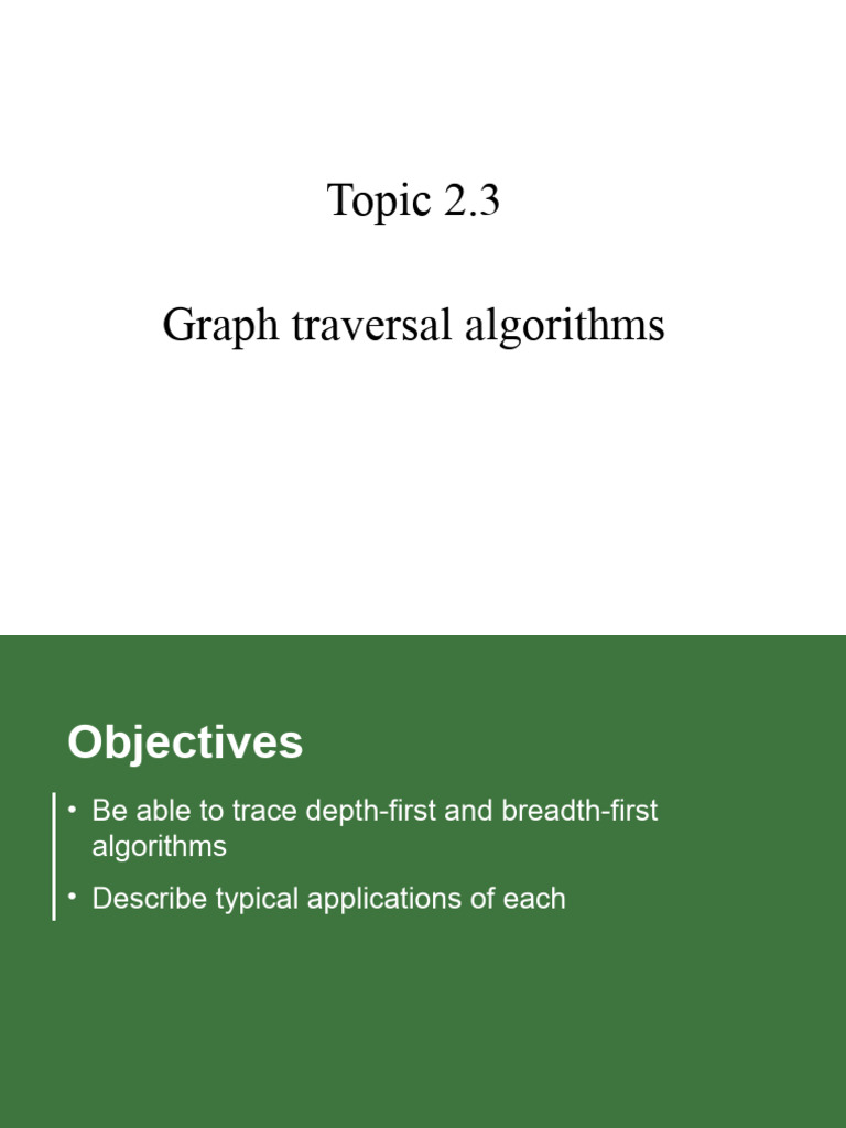 Algorithms T5 Graph traversal algorithms | PDF | Algorithms And Data ... Algorithms T5 Graph traversal algorithms | PDF | Algorithms And Data ...
