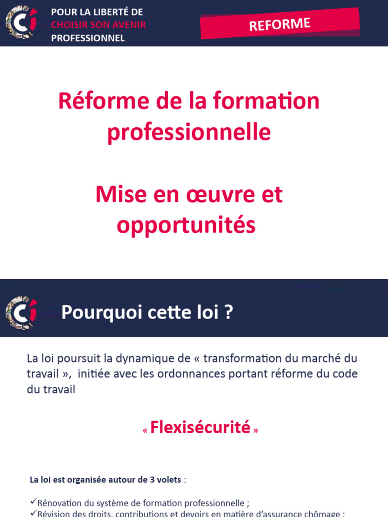 Reforme Formation Professionnelle | PDF | Économie