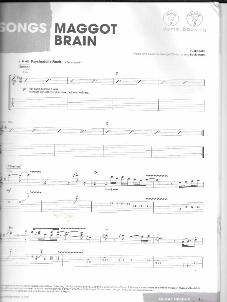 Maggot Brain Sheet Music | PDF