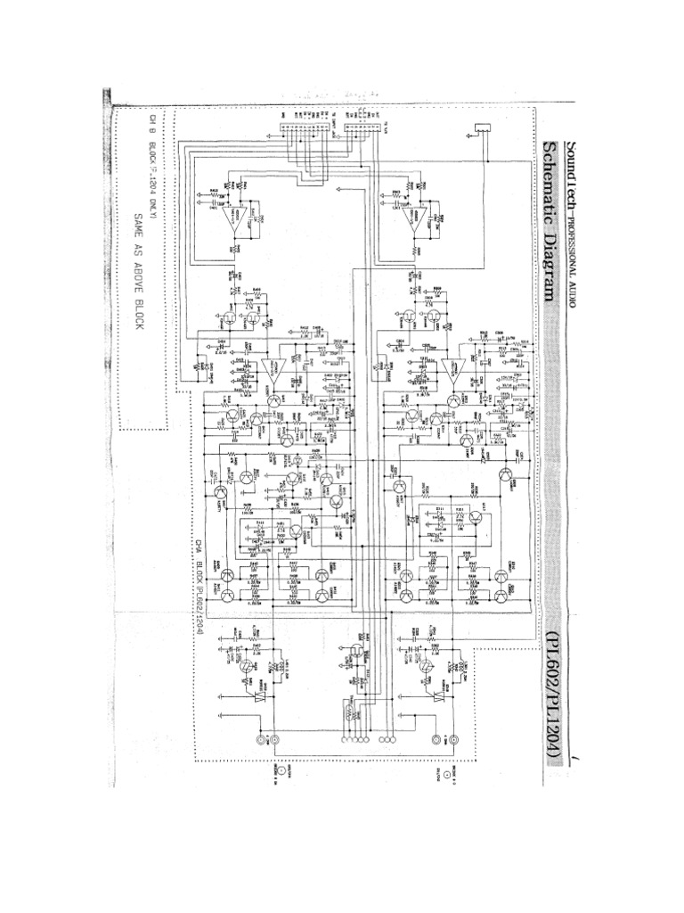Soundtech pl1204 Schematic | PDF