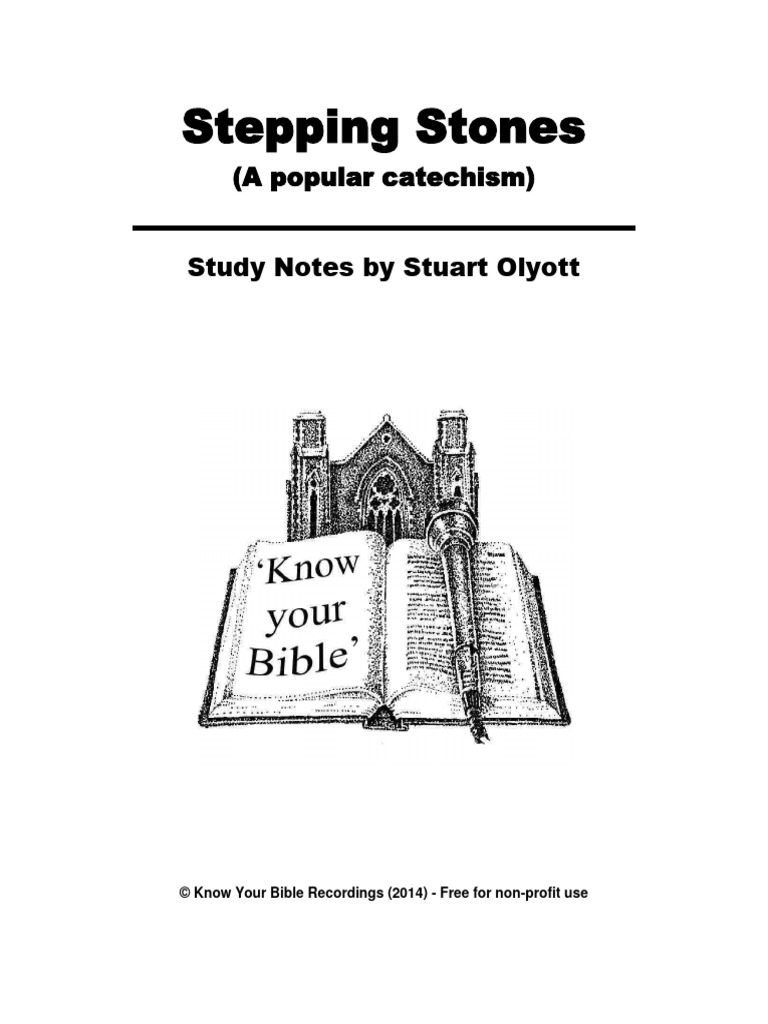 Stepping Stones Catechism Notes | PDF | Justification (Theology ...