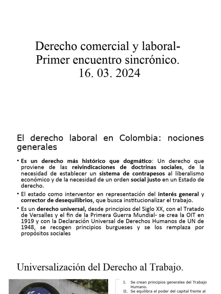 Derecho Comercial y Laboral | PDF | Derecho laboral | Salario Derecho Comercial y Laboral | PDF | Derecho laboral | Salario