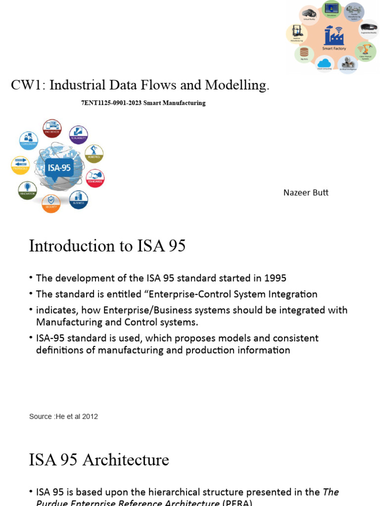 ISA 95 Framework and Architecture Overview | PDF | Service Oriented ...