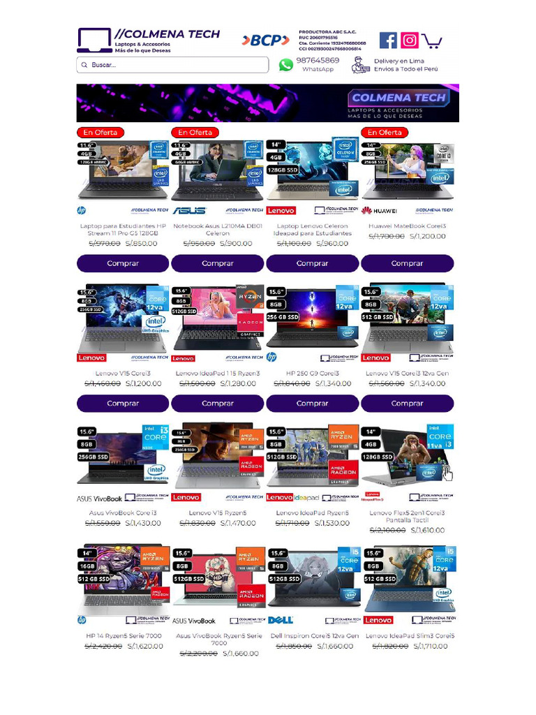 Catalogo Laptops | PDF