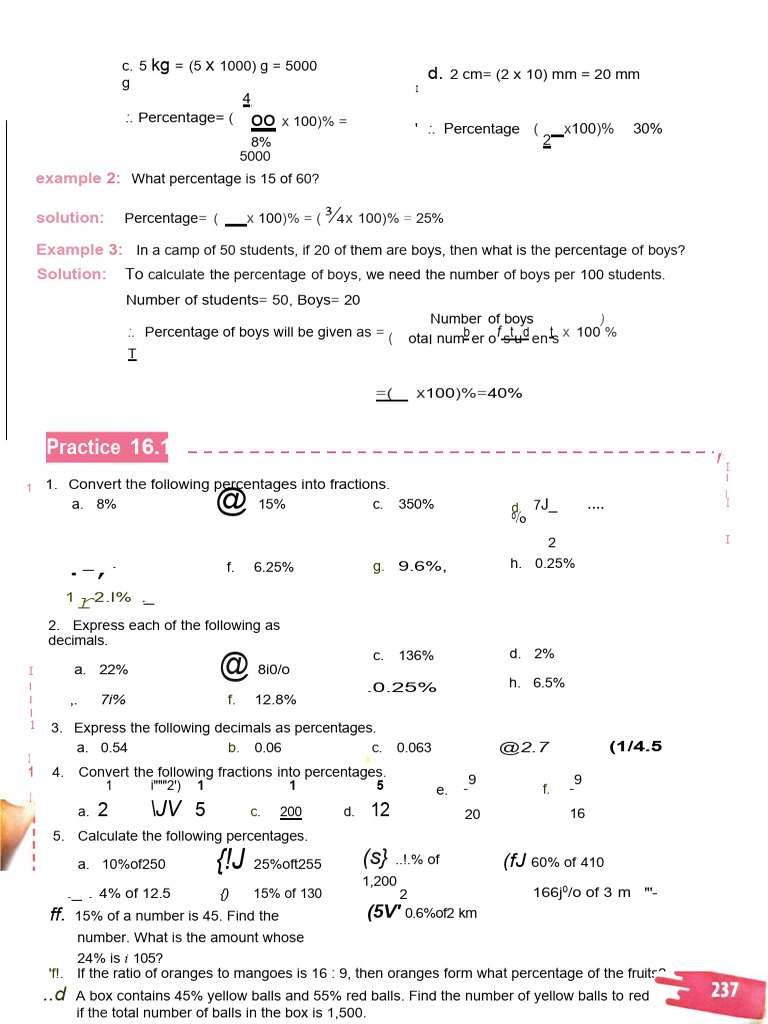 Percentage - SDT-Mensuration | PDF | Percentage | Area