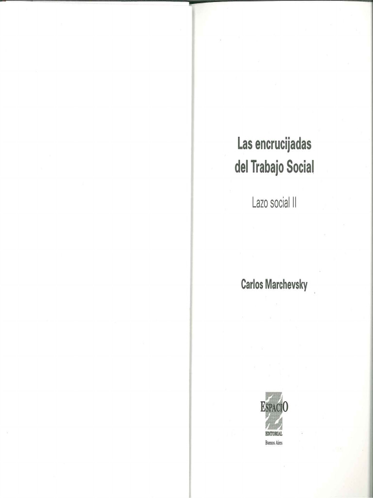 Lazo Social II - Carlos M. Cap 1 | PDF