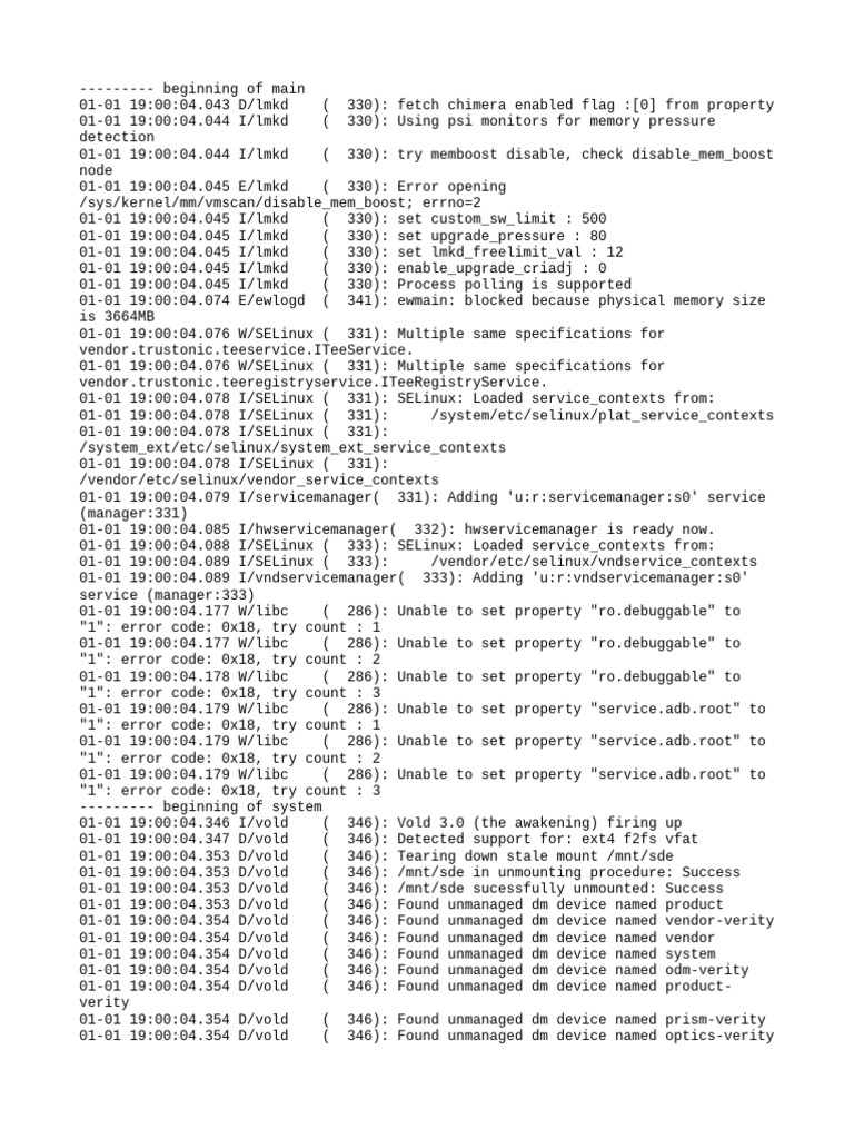 Logcat Csc Compare Log Pdf Utility Software Data Management 