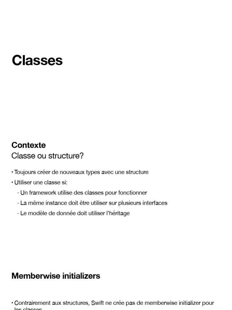 AFE - Classes | PDF | Programmation orientée objet | Informatique