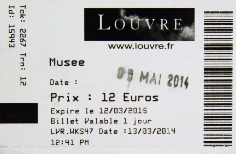 Ticket Louvre | PDF