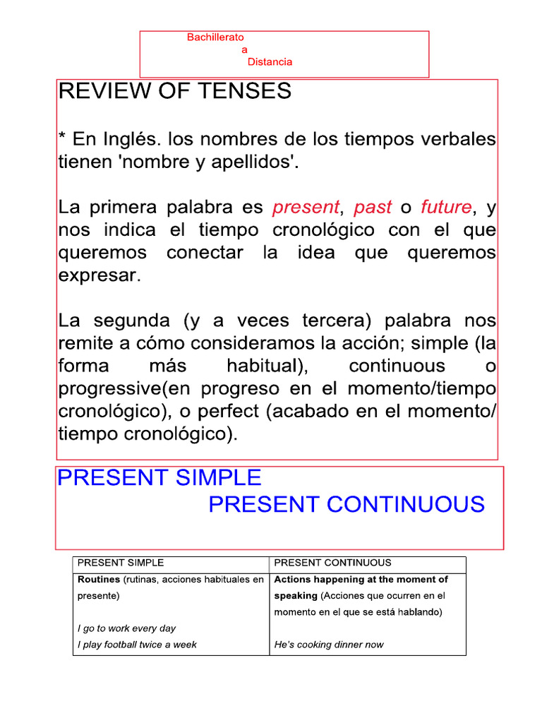 Intro - Present Simple-Continuous | PDF