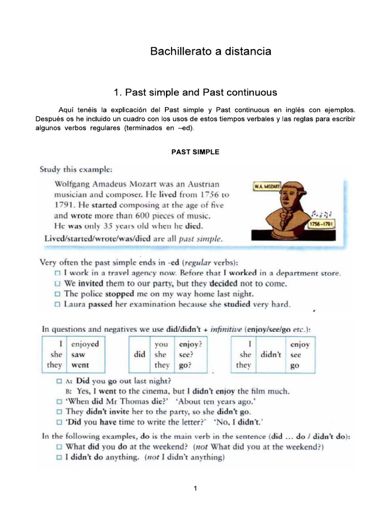 2. _ Past Simple-Continuous | PDF