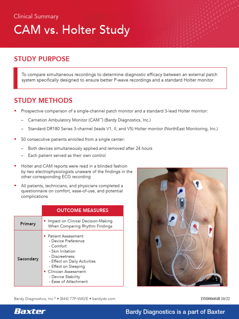 DN000684B CAM Vs Holter Clinical Summary | PDF | Health Sciences ...