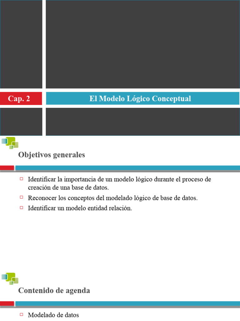 02 Modelo Logico Conceptual | PDF | Bases de datos | Abstracción