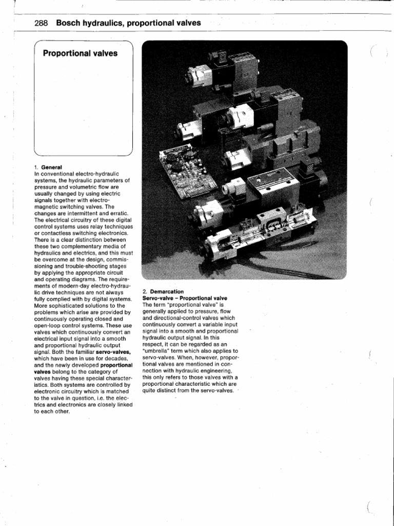 BOSCH de Hidraulica Proporcional | PDF