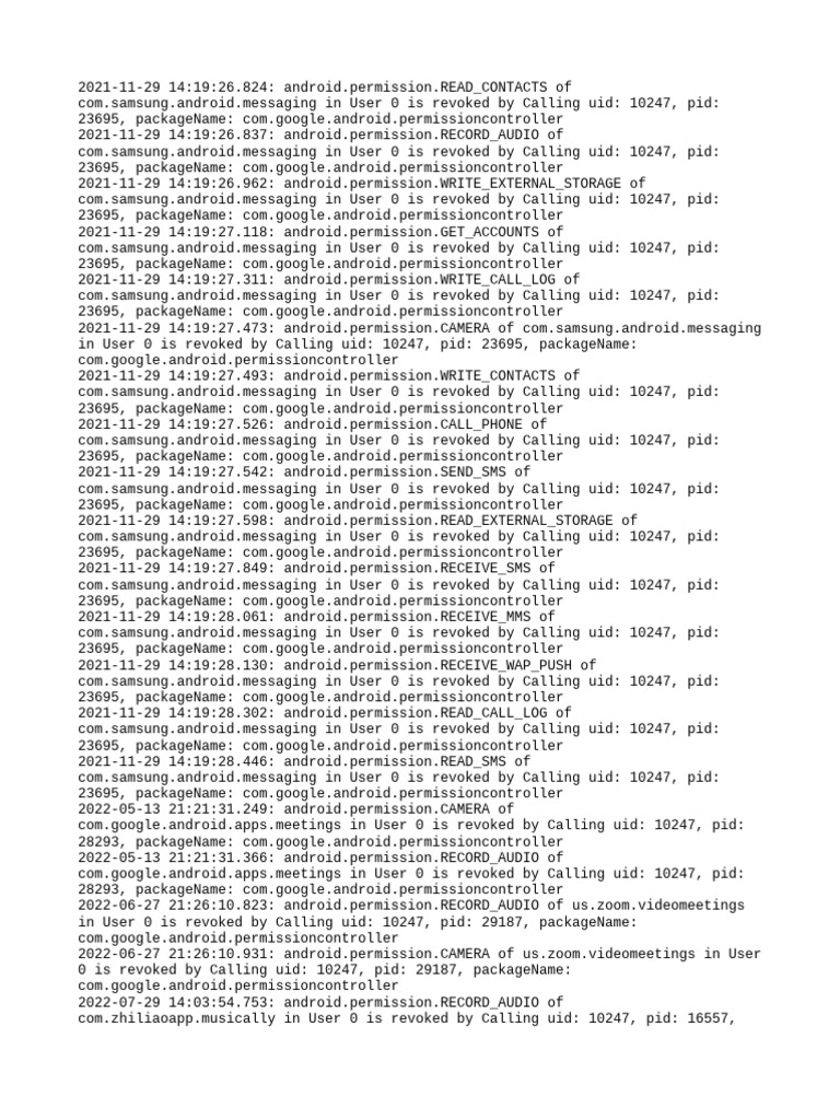 Perm Debug Info | PDF | Application Software | Software
