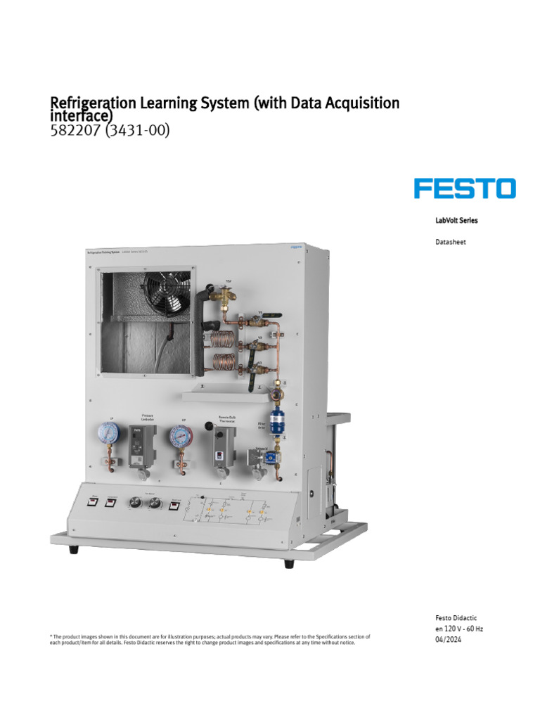 Refrigeration Unit Datasheet | PDF | Refrigeration | Enthalpy