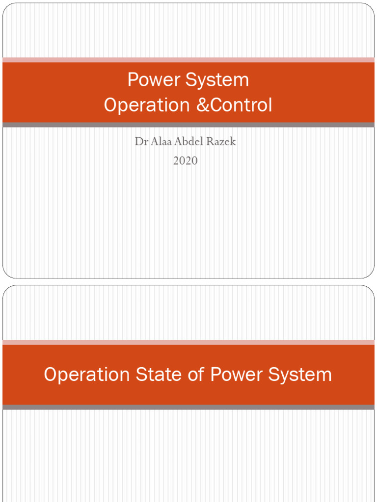 PS Operation State | PDF | Physical Quantities | Electric Power ...