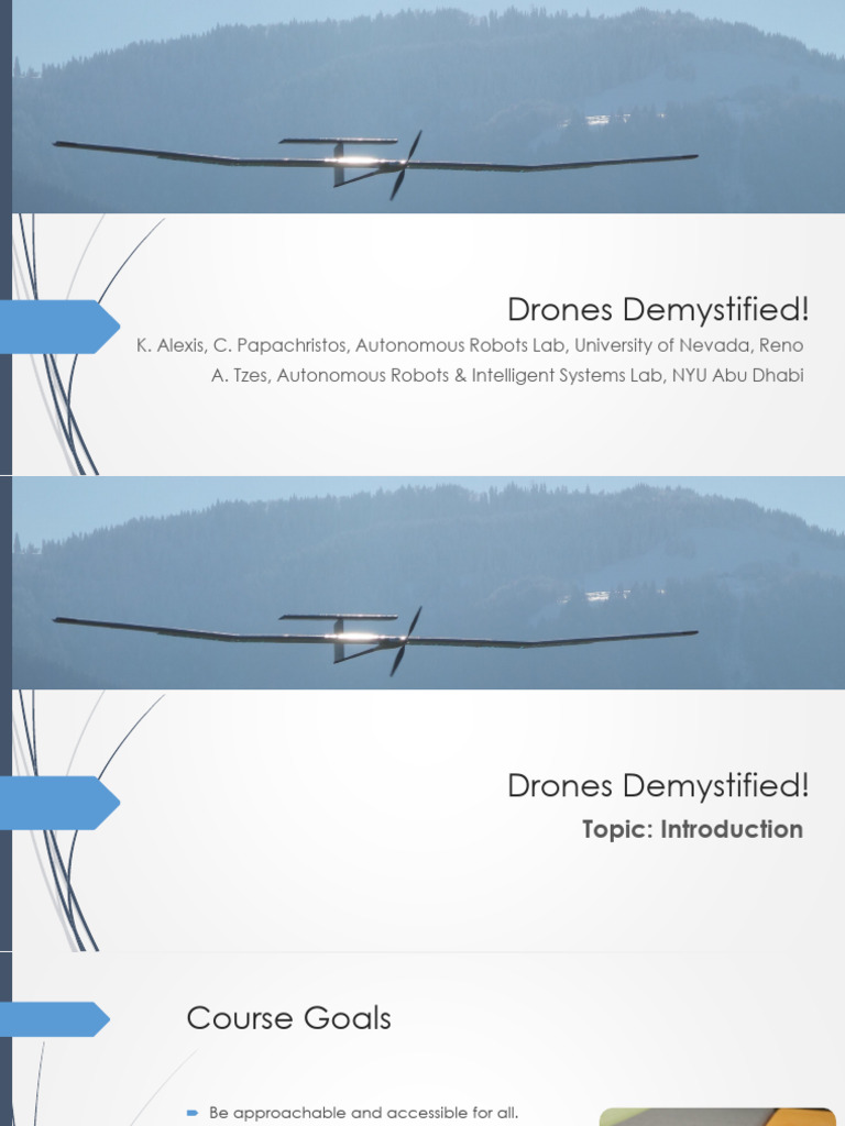 Aerial Robotics Course Overview | PDF | Unmanned Aerial Vehicle | Robot