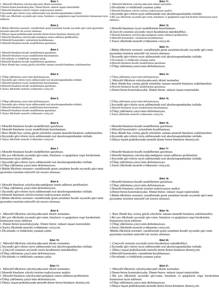 Bilet 1-21 | PDF