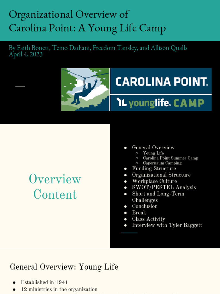 Carolina Point Young Life Camp Overview | PDF | Gospels