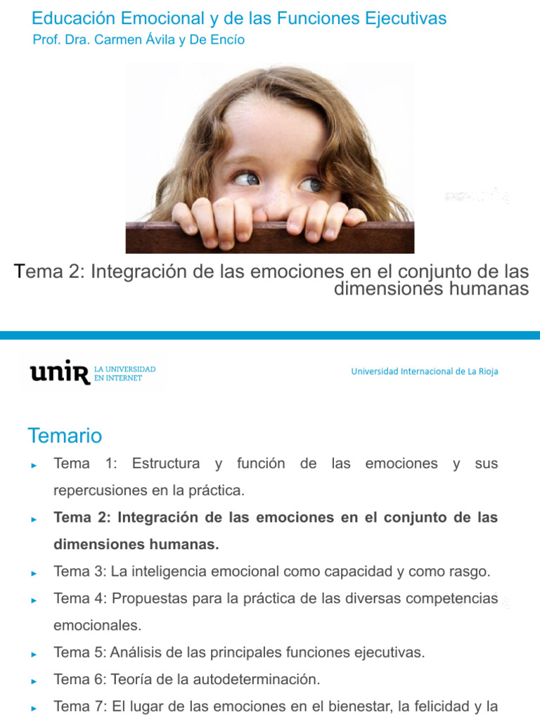 Integración Emocional en Dimensiones Humanas | PDF | Las emociones | Empatía