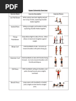 Upper Body Thera Band Exercise Program - Basic | PDF | Elbow | Arm