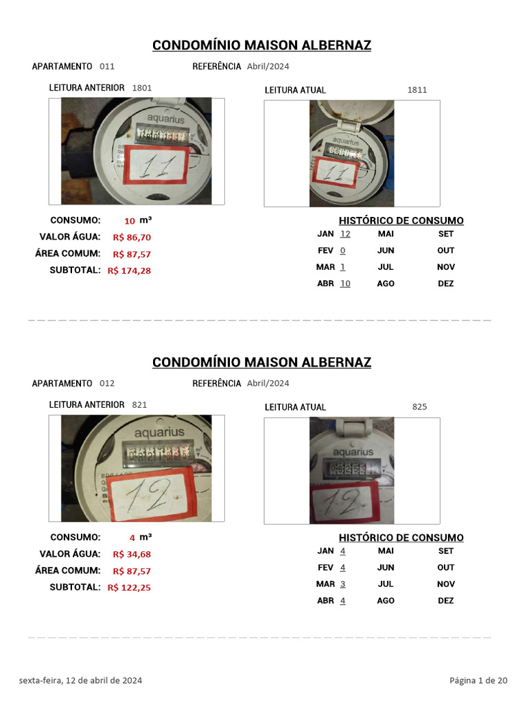 Demonstrativos 04-2024 | PDF