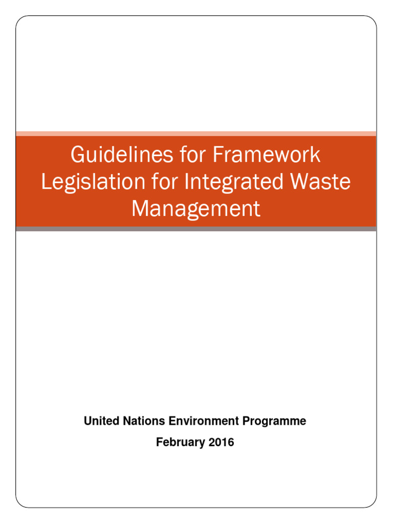 Waste MGT IWM - Guidelines | PDF | Waste Management | Waste