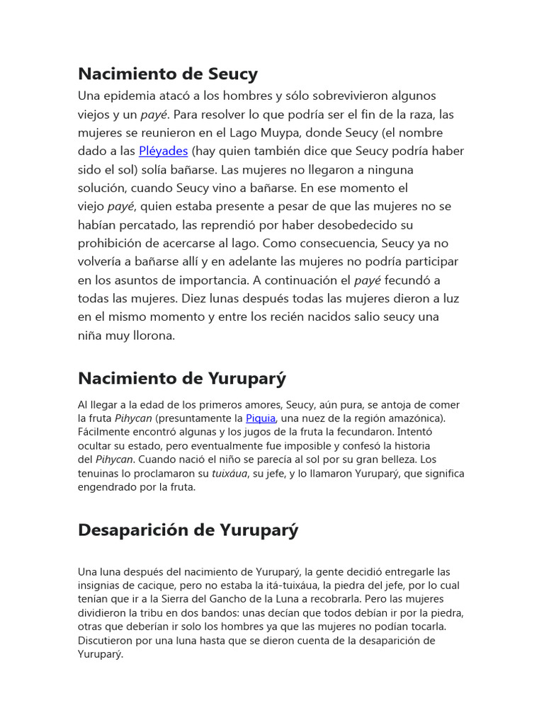 Leyenda Yurupary | PDF