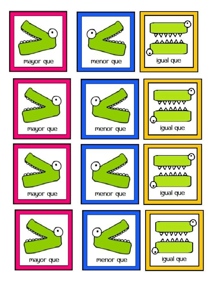 Signo de Mayor Igual o Menor | PDF