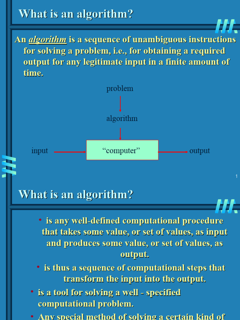 CH 01 | PDF | Algorithms | Applied Mathematics