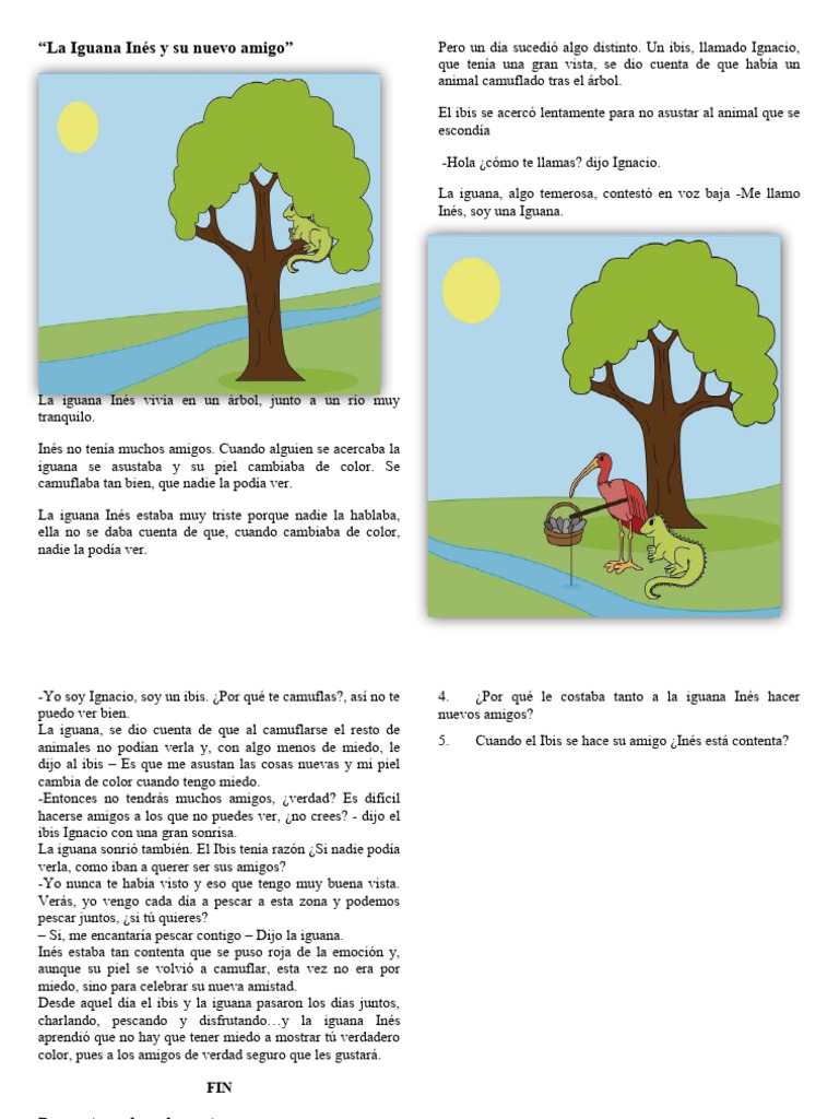 La amistad de Inés la iguana | PDF