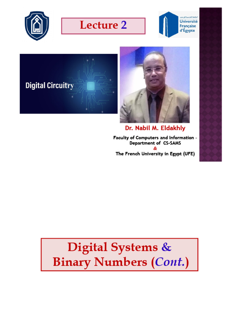 DC-Lecture 2 | PDF | Subtraction | Lexicology