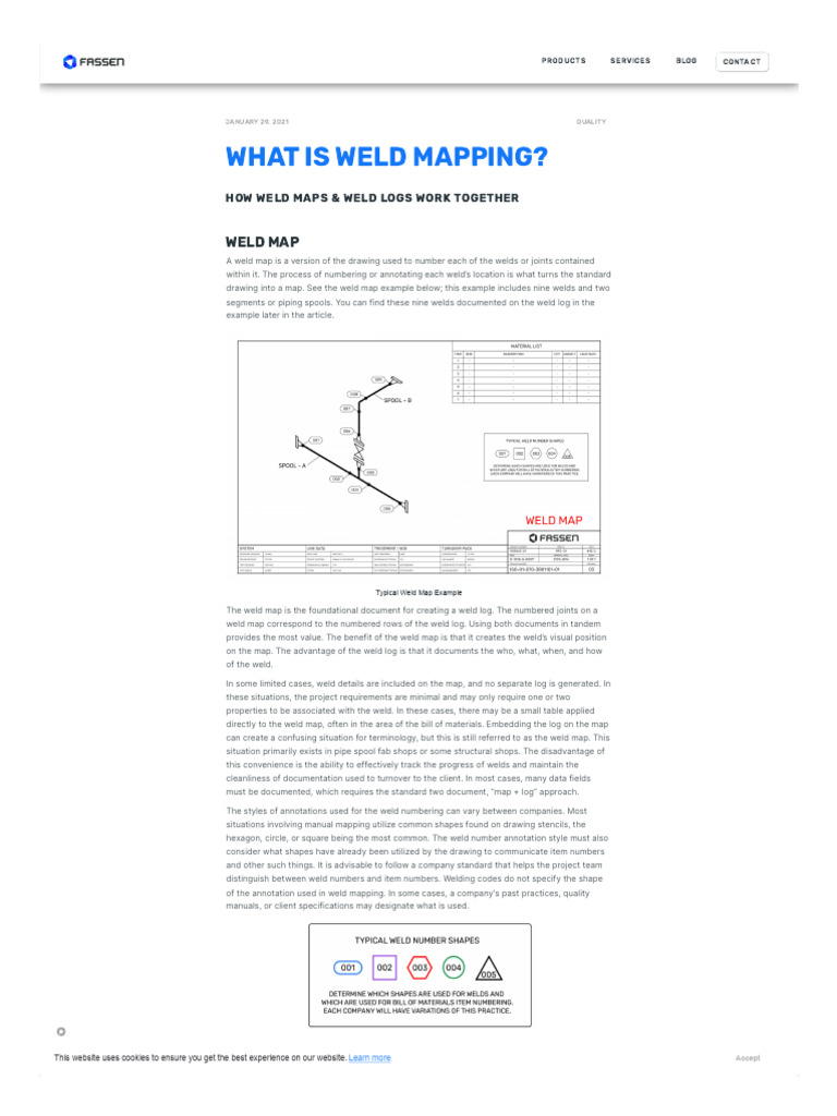 What Is Weld Mapping | PDF | Welding | Construction