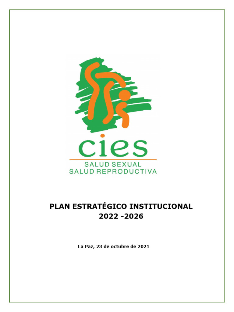 Plan Estratégico CIES 2022-2026 | PDF | Análisis FODA | Hospital
