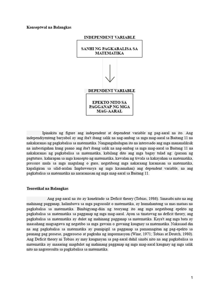 At Teoretikal Na Balangkas PPTP Gas 3 Ikalawang Pangkat | PDF