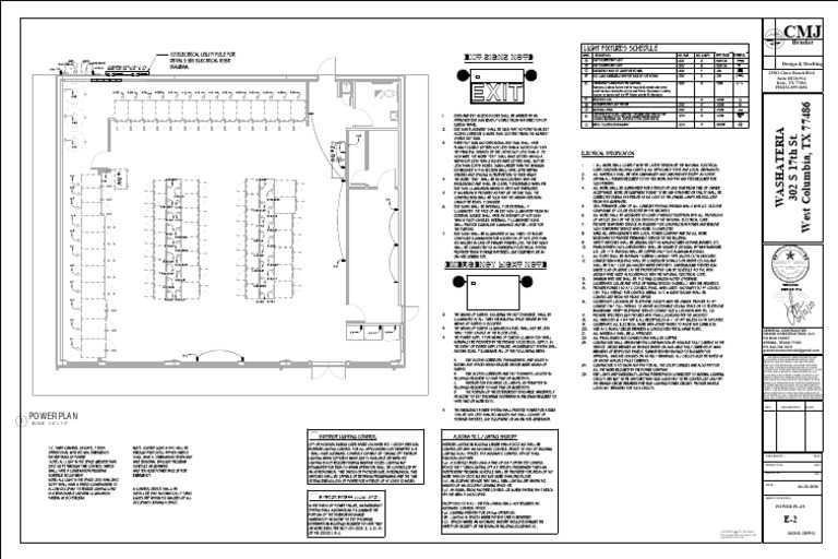 Sheet - E-2 - POWER PLAN | PDF | Lighting | Mains Electricity