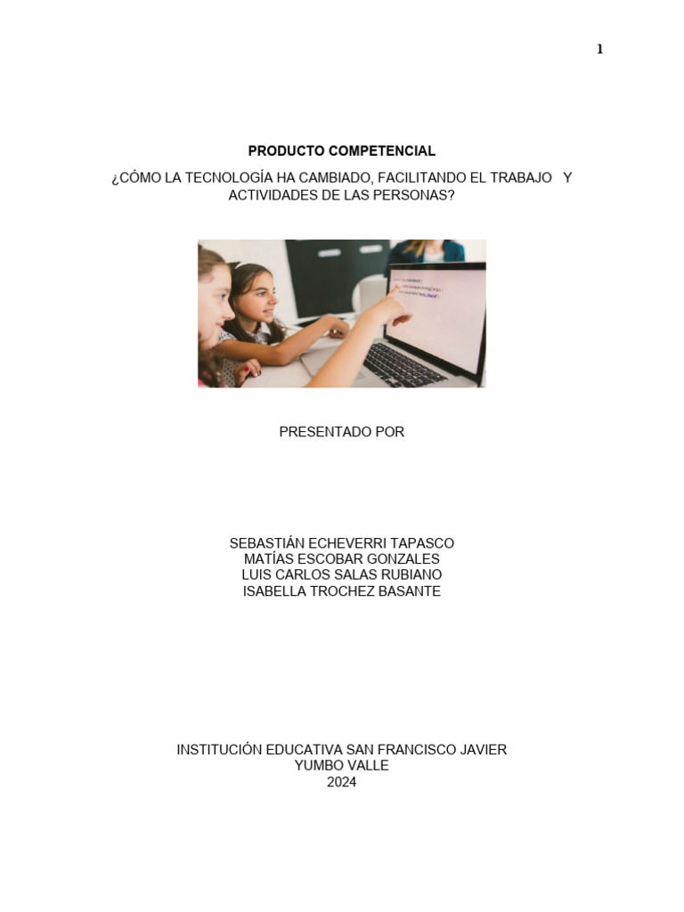 Impacto de la Tecnología en la Vida Cotidiana | PDF | Sociedad | Internet