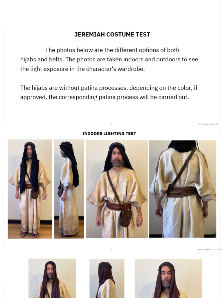 Jeremiah Wardrobe Test #3 | PDF