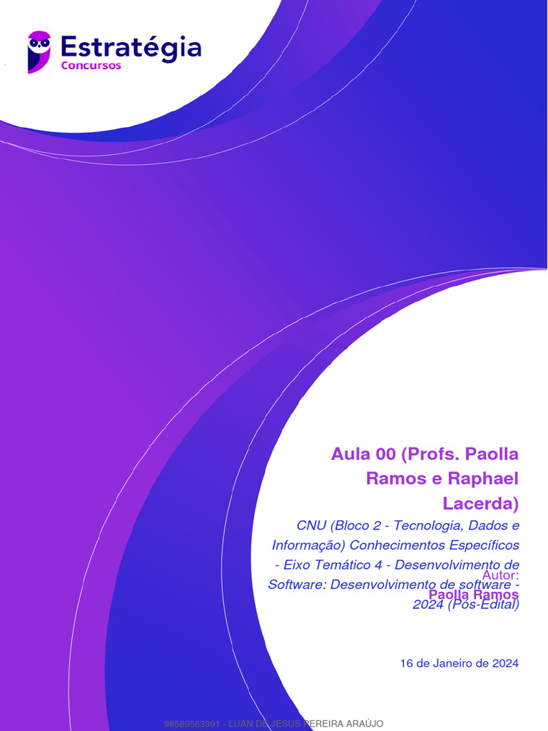 E4 - Desenvolvimento de Software (Logica de Programação Conceitos ... E4 - Desenvolvimento de Software (Logica de Programação Conceitos ...