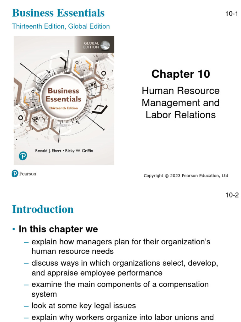 Business Essentials: Human Resource Management and Labor Relations | PDF | Cost Of Living ...