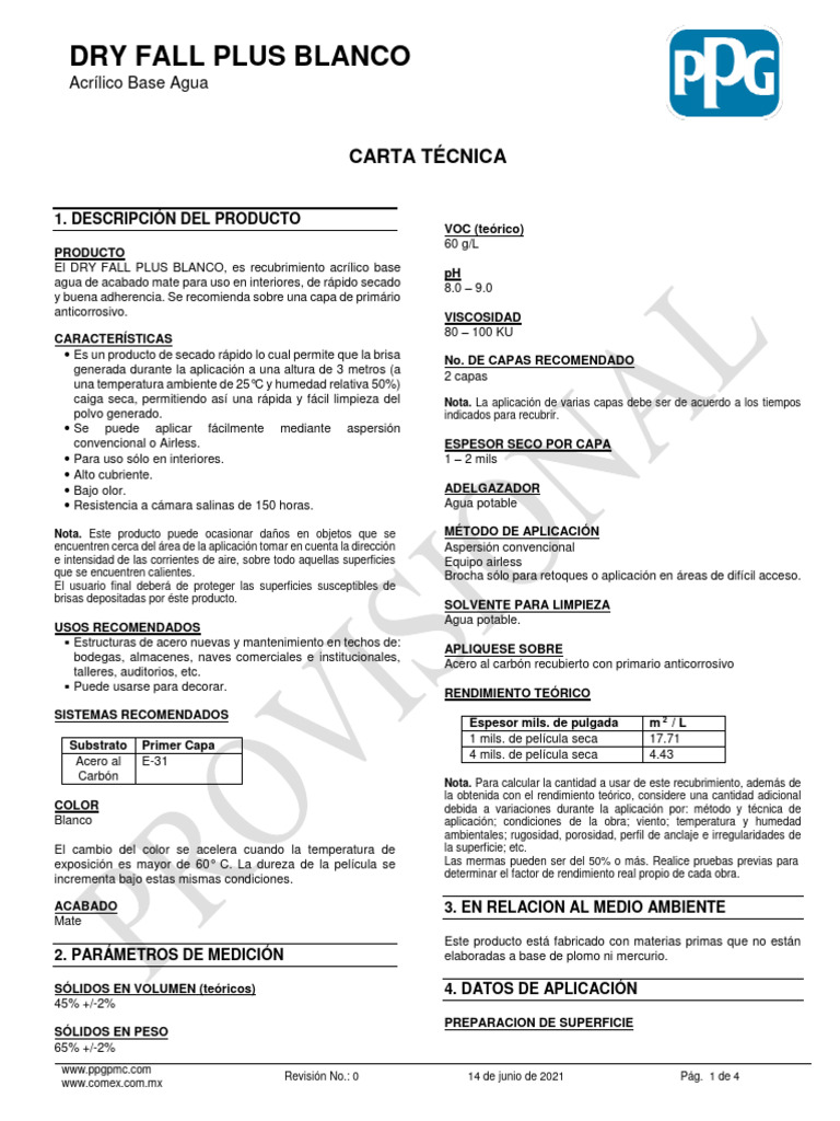 Dry Fall Plus Comex | PDF | Agua | Humedad