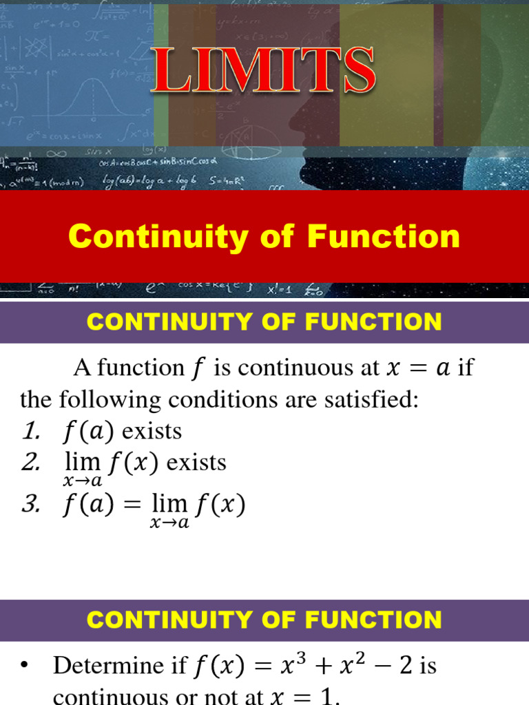 Bascal 11 3q 3 Continuity Tangent Line Pdf Mathematical Analysis Mathematical Physics