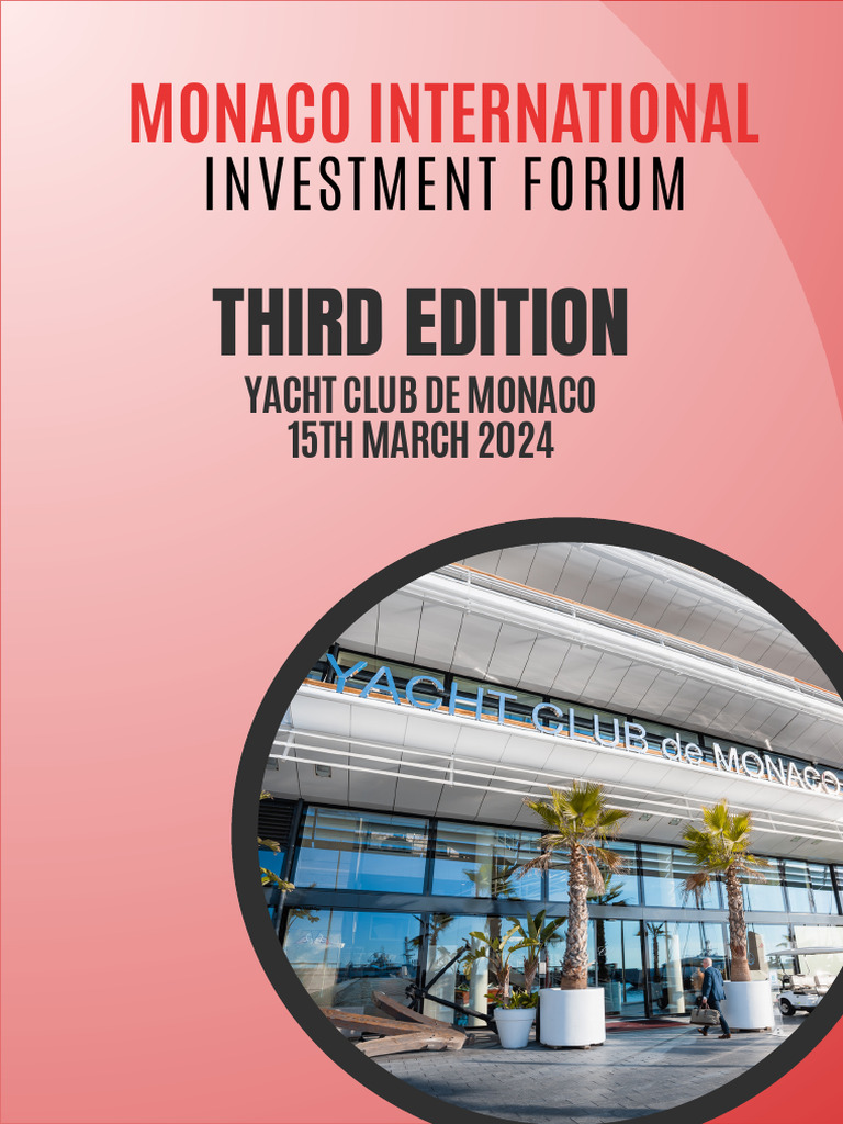 2024 Presentation Monaco International Investment Forum | PDF | Private Sector | Investing