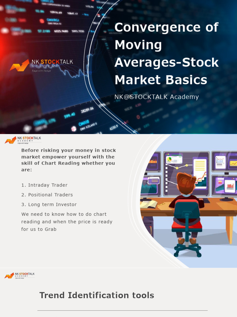 STOCK MARKET BASICS CHART READING-CONVERGENCE OF MOVING AVERAGES-1 | PDF | Day Trading | Investing