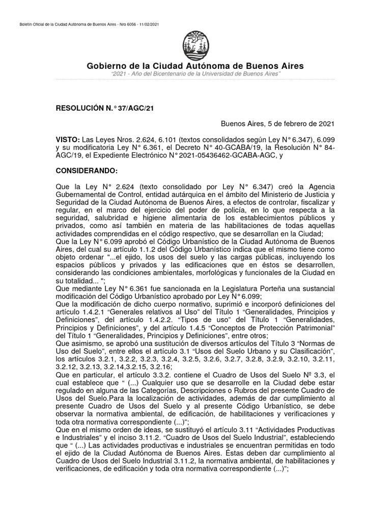 Resolucion 37-Agc-2021. Sustitucion de Anexos I II y III Del La Resolucion 84-Agc-2019 1 | PDF ...