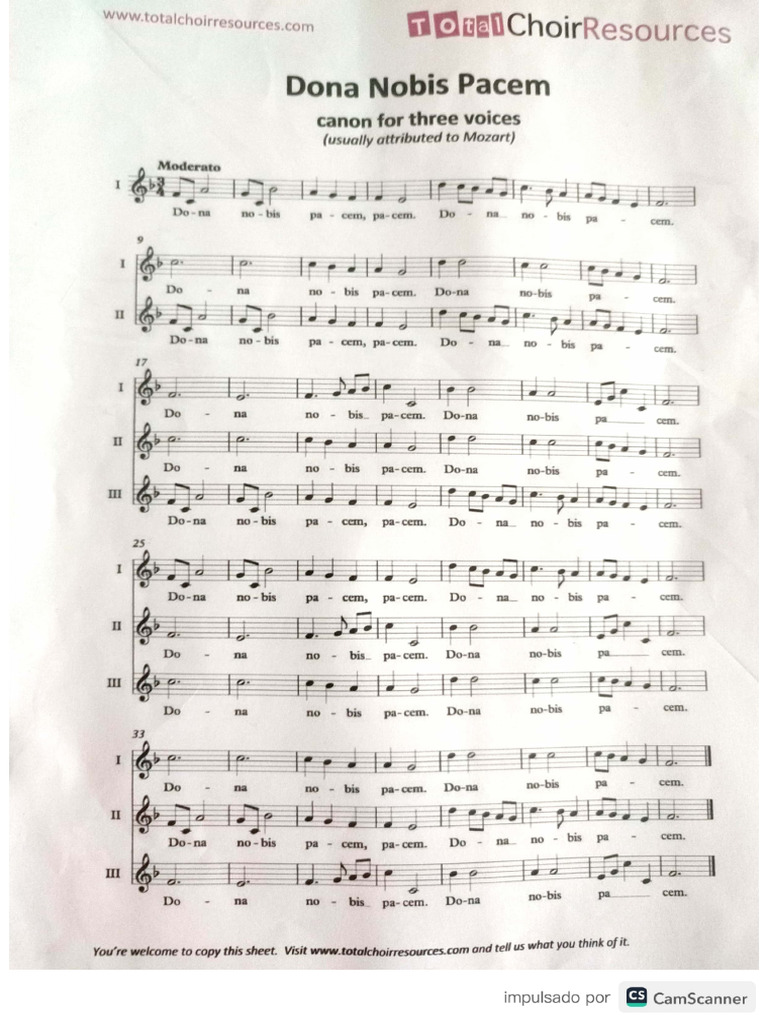 Dona Nobis Pacem | PDF