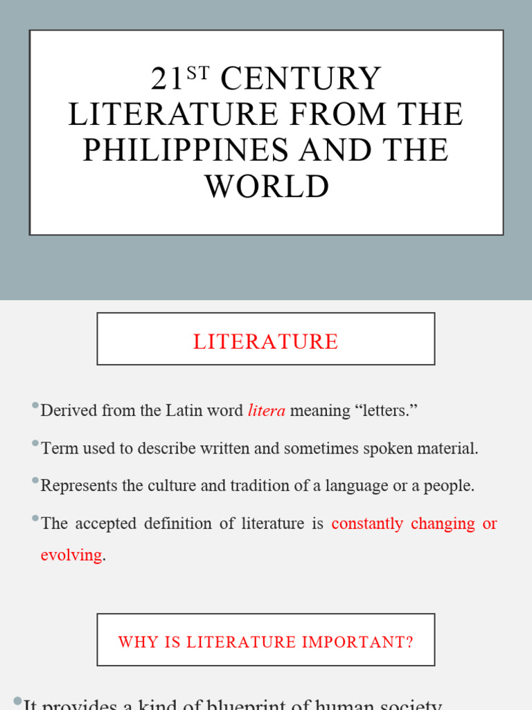 21st CENTURY LITERATURE FROM THE PHILIPPINES AND THE | PDF | Epic Poetry | Hero