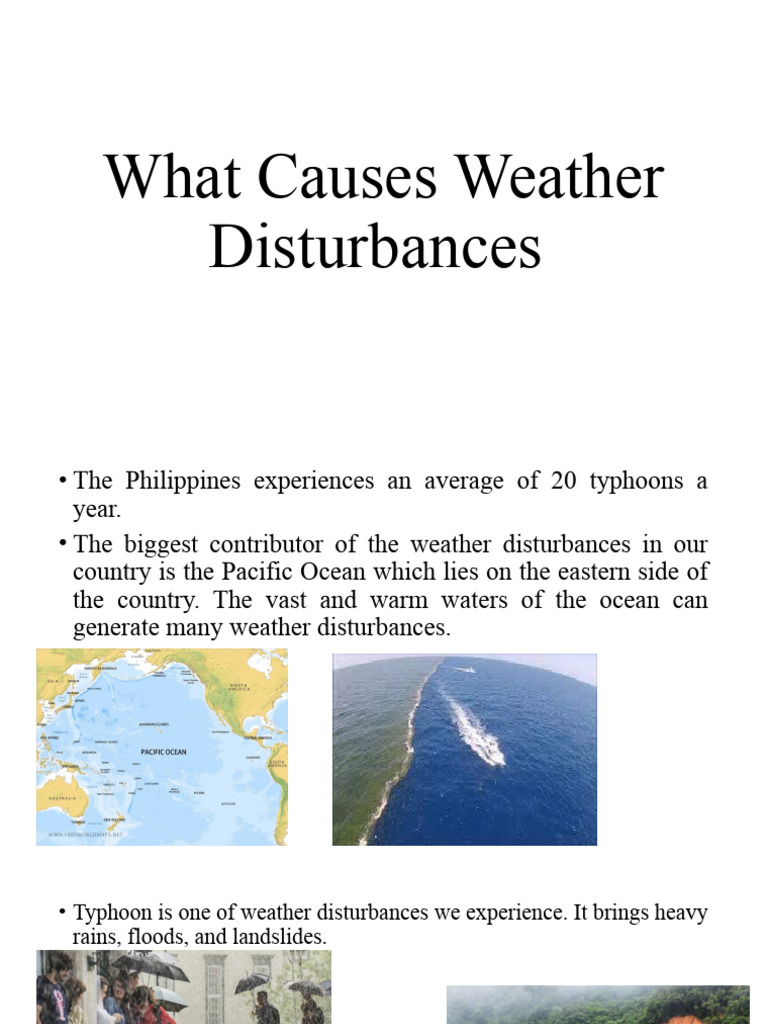 What Causes Weather Disturbances | PDF | Tropical Cyclones | Branches ...